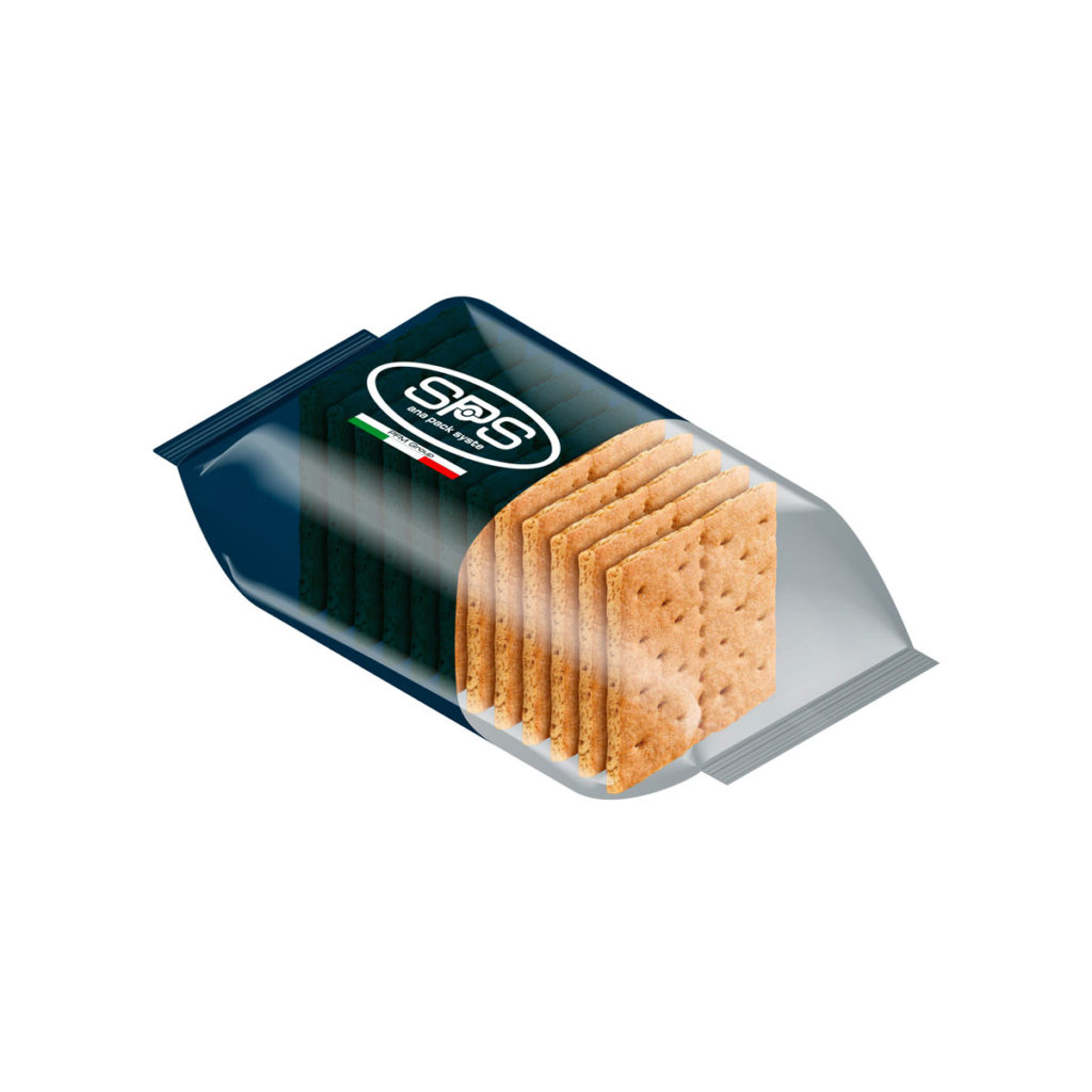 Complete and fully automatic system for high speed packing of crackers ...